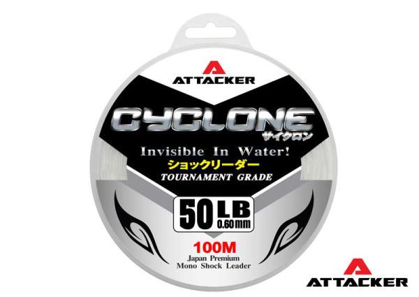 สายตกปลา สายหน้า สายช๊อคลีดเดอร์ ATTACKER CYCLONE Mono Shock Leader ...